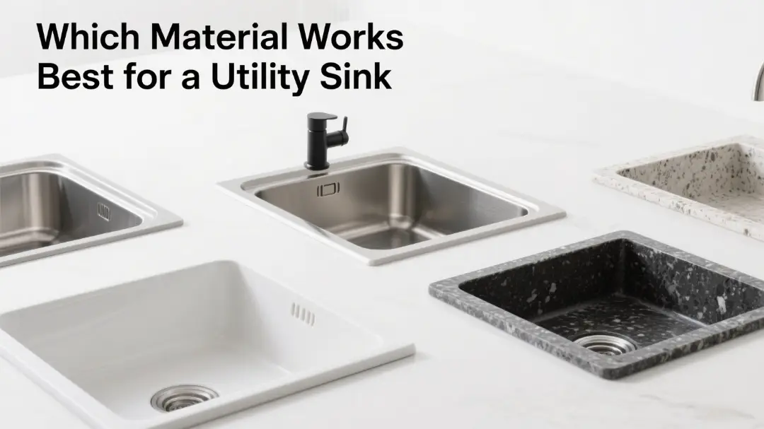 Which Material Works Best for a Utility Sink - XinHe