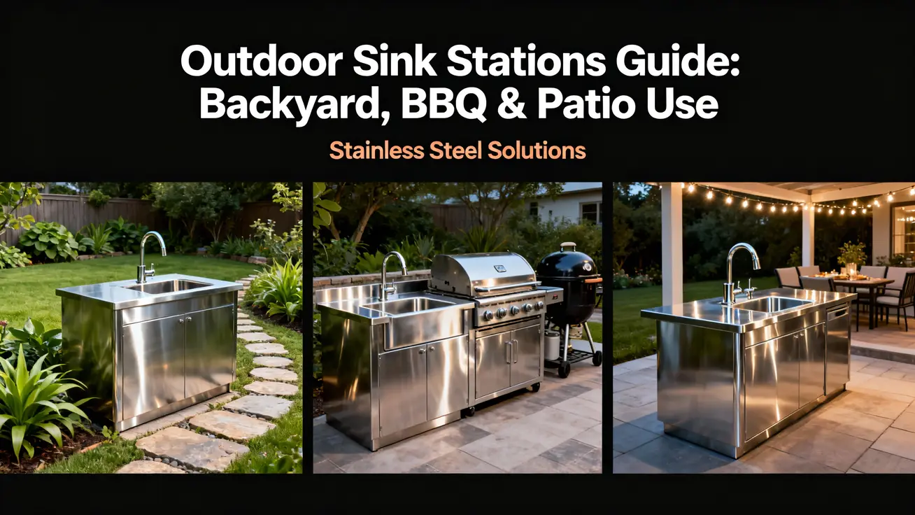 Outdoor Sink Stations Guide: Backyard, BBQ & Patio Use - XinHe