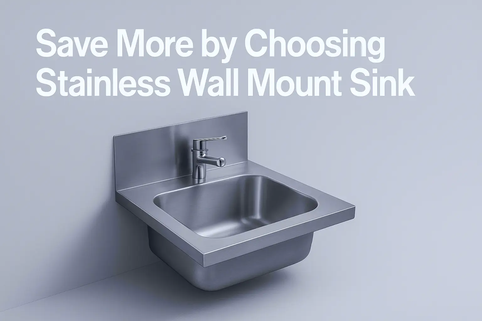 Save More by Choosing Stainless Wall Mount Sink - XinHe