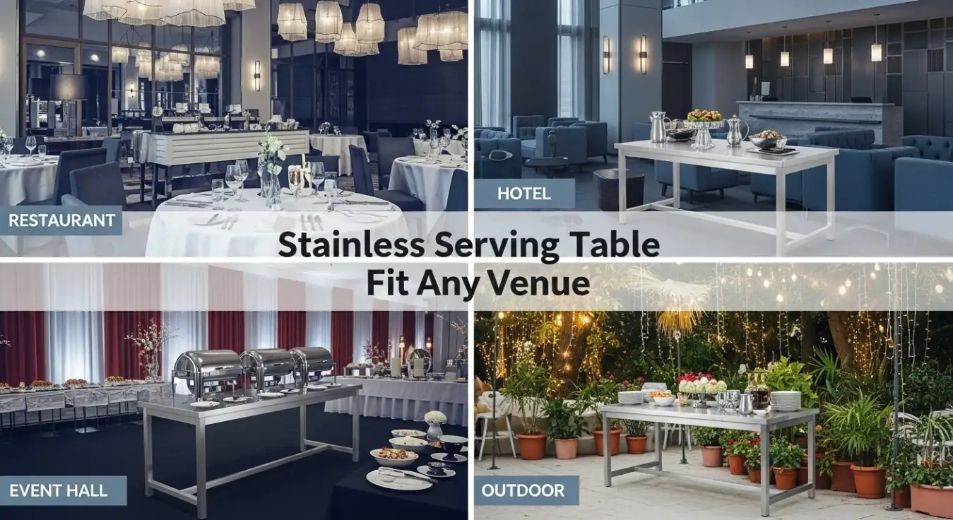How Stainless Serving Table Fit Any Venue - XinHe