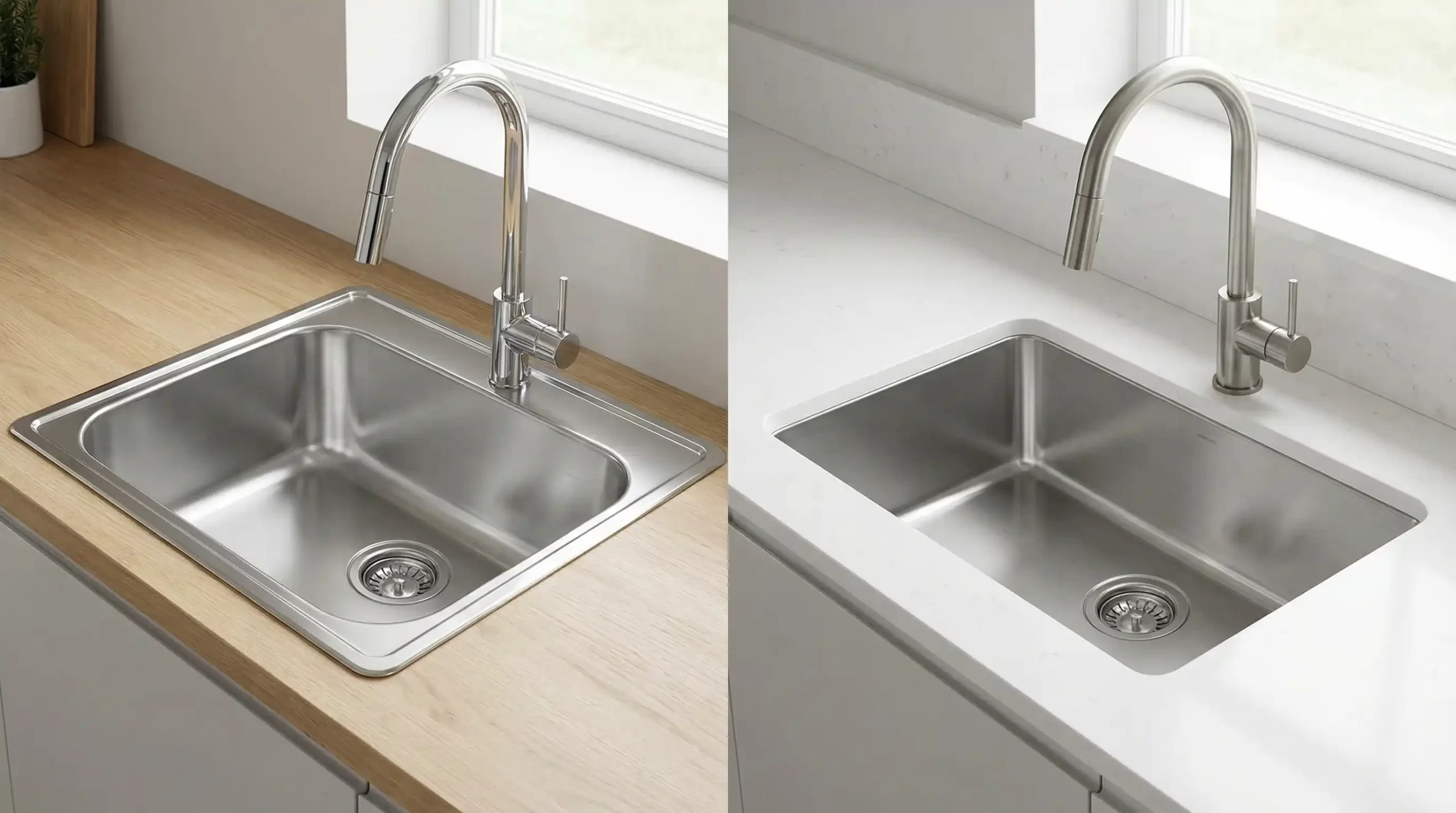Drop-In vs. Undermount Sink: A Full Guide - XinHe